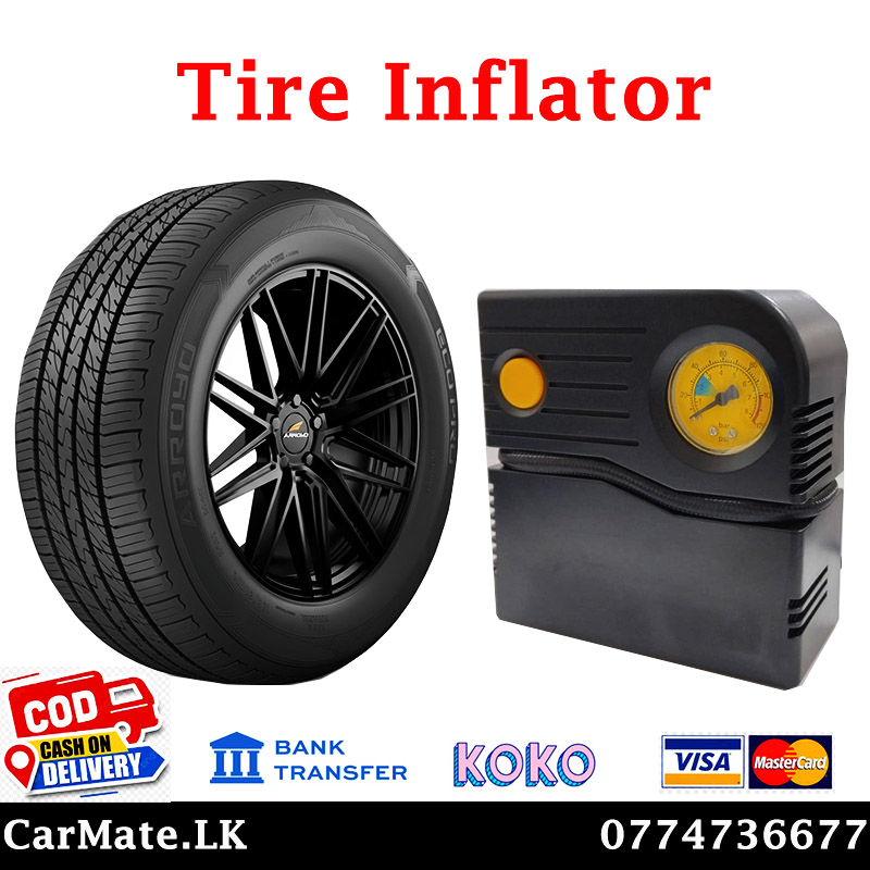 PORTABLE TIRE INFLATOR - FAST AIR PUMP FOR ALL VEHICLE - Car Mate - The ...